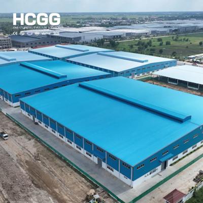 China Prefabricated Steel Structure Workshop Anti Corrosion Building Factory Strong Strength for sale