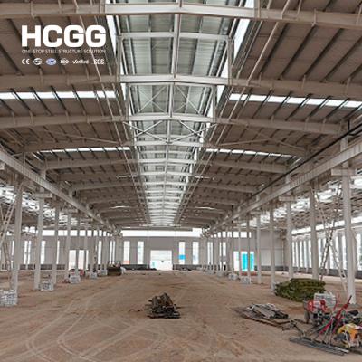 China Customized Large Span Prefabricated Steel Structure Workshop CE ISO SGS Certified for sale