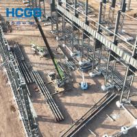 China Sustainable Prefabricated Steel Frame Building Factory Large Span Rust Resistant for sale