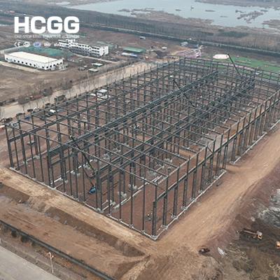 China Pre Engineered Steel Structure Workshop PEB Metal Building Hurricane Resistant OEM for sale