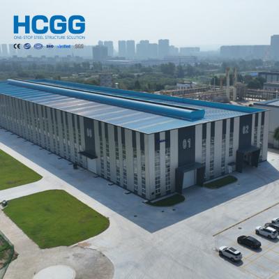 China Galvanized Painted Prefabricated Steel Structure Warehouse Workshop Customized Color for sale