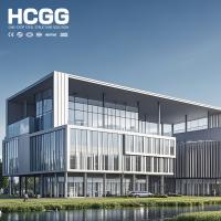 China Prefabricated H Shaped Steel Frame Office Buildings Modular Assembly Design CE ISO9001 for sale