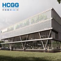 China Multi Story Prefabricated Steel Frame Construction Office Building Heavy Duty Load for sale