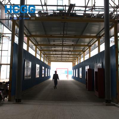 China Sustainable Prefabricated Steel Frame Building Factory Large Span Rust Resistant for sale