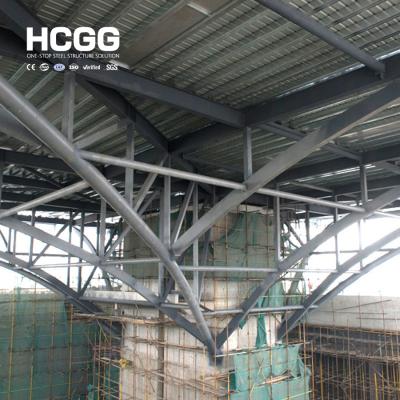 China Corrosion Resistant Prefabricated Steel Building Steel Structure Gymnasium Custom Size for sale