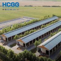 China H Beam Light Steel Structure Prefab Agricultural Buildings Weather Resistant Rust Proofing for sale