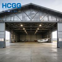 China Clear Span Steel Structure Aircraft Hangar Pre-engineered Steel Frame Helicopter Hangar Shed with H Beam Easy Assembly for sale