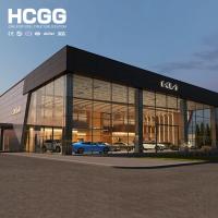 China Steel Structure Car Showroom with Seismic and Wind Resistance and Customizable Design for sale