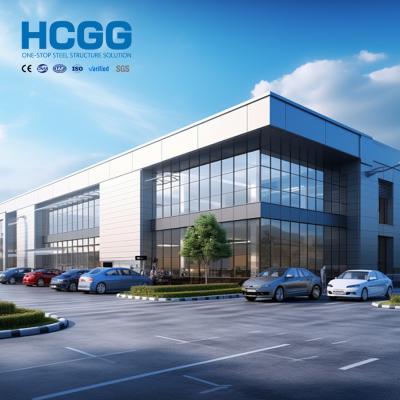 China Steel Structure Car Showroom with Seismic and Wind Resistance and Customizable Design for sale