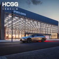 China Free Design Prefabricated Commercial Steel Buildings 4S Steel Structure Car Showroom for sale