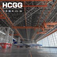 China Aircraft Hangar with  Large Clear-Span Interior, and Customized Hangar Doors for sale