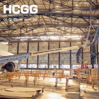 China Aircraft Hangar with  Large Clear-Span Interior, and Customized Hangar Doors for sale