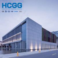 China Multi Story Prefabricated Steel Frame Construction Office Building Heavy Duty Load for sale