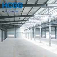 China Large Span Clear Space Steel Structure Warehouse Prefab Modular Storage Logistics Warehouse Building H Beam Kit Sandwich Panel for sale