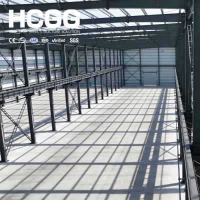 China Anti-Corrosion Prefab Steel Warehouse with 50+ Years Service Life and Seismic Wind Resistance for sale