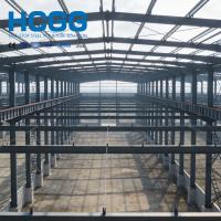 China Pre-Engineered Multi-Story Steel Structure Warehouse 3-5 Floor H/Box Column Frame kits for sale