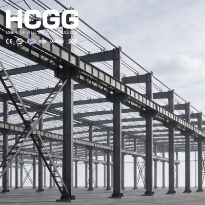 China Prefabricated Buildings Workshop Steel Structure Warehouse ISO9001 CE Certificate for sale
