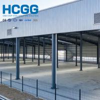 China Professional Large Span Steel Structure Warehouse Logistics Center Q355B/A572 Gr.50/S355JR Industrial Building for sale