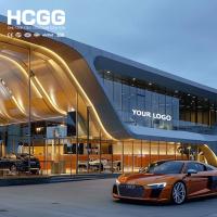 China Steel Structure Car Showroom with Seismic and Wind Resistance and Customizable Design for sale