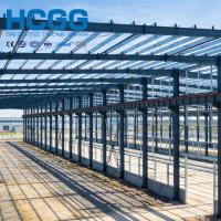 China Professional Large Span Steel Structure Warehouse Logistics Center Q355B/A572 Gr.50/S355JR Industrial Building for sale