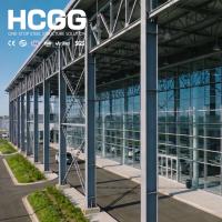China Spacious Steel Structure Building with Modern Architectural Appearance Designed for Car Showroom and Commercial Building Projects for sale