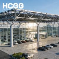 China Spacious Steel Structure Building with Modern Architectural Appearance Designed for Car Showroom and Commercial Building Projects for sale