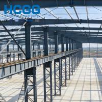 China Prefabricated Steel Structure Warehouse Metal Storage Shed Steel Building H Beam Frame Structure Construction for sale