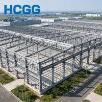 China Heavy Duty Steel Structure Industrial Warehouse With Crane Fire Resistant Storage Building Construction for sale