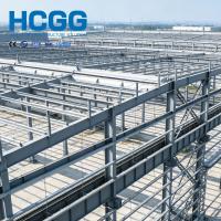 China Fire Resistant Pre Engineered Q335B Steel Frame Storage Warehouse Wide Span Metal Warehouse Workshop Industrial Building for sale