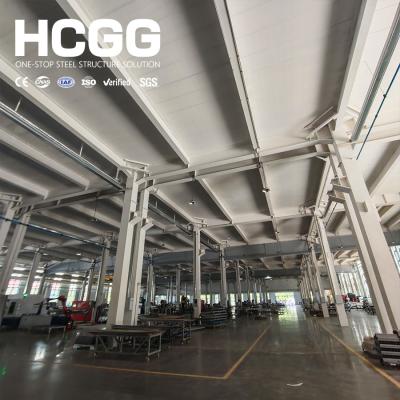China Heavy Duty Steel Structure Industrial Warehouse With Crane Fire Resistant Storage Building Construction for sale