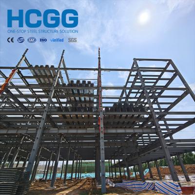 China Industrial Steel Building frameworks providing enhanced load bearing capacity and resistance to industrial wear and tear for sale