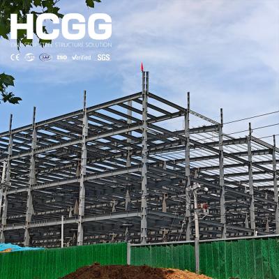China Multi-Story Insulated Prefab Steel Structure Factory Building Turnkey Industrial Construction Solution for sale