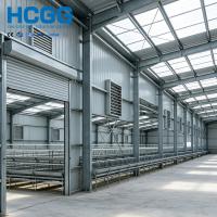 China Prefabricated Hot-Dip Galvanized Steel Structure Poultry House for sale