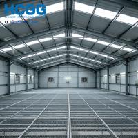 China Q355B High-Strength Hot-Dip Galvanized Steel Frame Poultry House With Insulated Sandwich Panel for sale