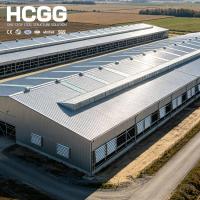 China Hot-Dip Galvanized Steel Frame poultry house Q355B Q235 H Beam anti-corrosion chicken farm building for sale