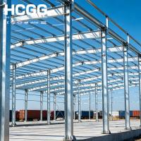China Fast Assembly Bolt Connection Steel Structural Cold Storage Warehouse H Beam Portal Frame Q355 Seismic Wind Resistance for sale