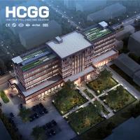China Prefabricated Steel Frame Office Buildings Providing Quick Assembly And Reduced Construction Time For Business Projects for sale
