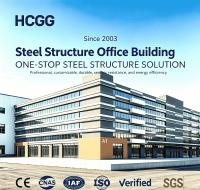 China Modular Prefab Multi Floor Steel Frame Office Building Commercial Complex Construction Bolted Assembly for sale