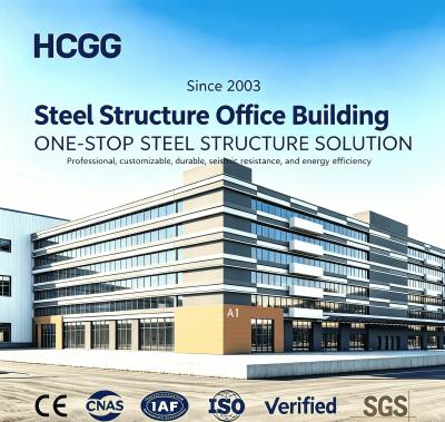 China Modular Prefab Multi Floor Steel Frame Office Building Commercial Complex Construction Bolted Assembly for sale