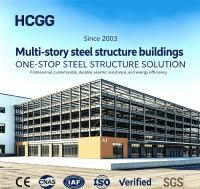 China Modular Expandable Multi Story Steel Structure Prefacricated Storage Warehouse Wind And Earthquake Resistant Design for sale