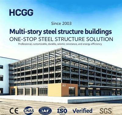 China Modular Expandable Multi Story Steel Structure Prefacricated Storage Warehouse Wind And Earthquake Resistant Design for sale