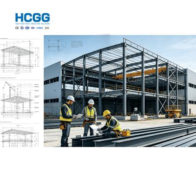 China Energy Efficient Prefabricated Lightweight Steel Structure Building H-beam/Box Column Q355B Fast Installation Quick Construction for sale