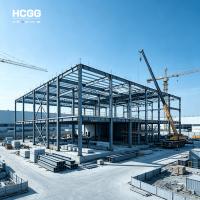 China Prefabricated Steel Structure Building for Industrial with Customized Layouts Structural Strength and Installation Support for sale