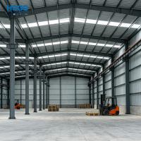 China Steel Structure Warehouse designed for quick erection minimizing downtime and accelerating warehouse operational readiness for sale