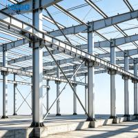 China Steel Structure Warehouse engineered for quick installation low maintenance cost optimized for maximum usable interior space for sale