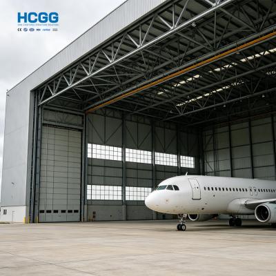 China Prefabricated Steel Structure Hangar Customized Metal Building For Aircraft & Industrial Use for sale