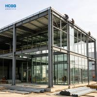 China Modern Steel Structure Car Dealership & 4S Auto Showroom Custom Automotive Sales and Service Building for sale