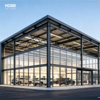 China Seismic and Wind Resistance Customizable Design Steel Structure Car Showroom for Automotive Display for sale