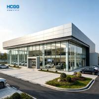 China Seismic and Wind Resistance Customizable Design Steel Structure Car Showroom for Automotive Display for sale