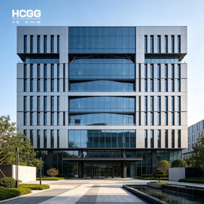 China Modern and Flexible Workspace Steel Structure Office Building with Customized Design for Multi-Story Steel Frame Office Building Projects for sale